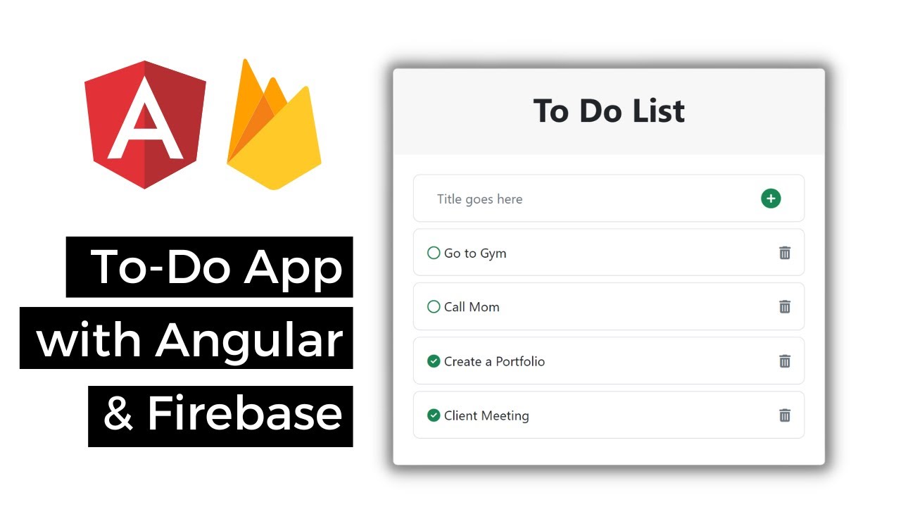 Angular To Do List App In 30 Minutes Youtube