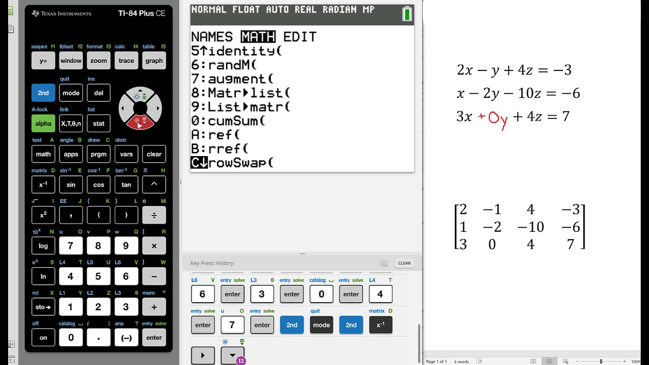 Ti 84 System Of Equations Solver Designsgarry