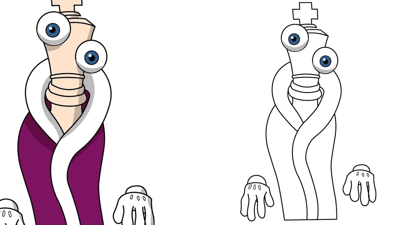 How To Draw Kinger The Amazing Digital Circus Drawing Easy Step By