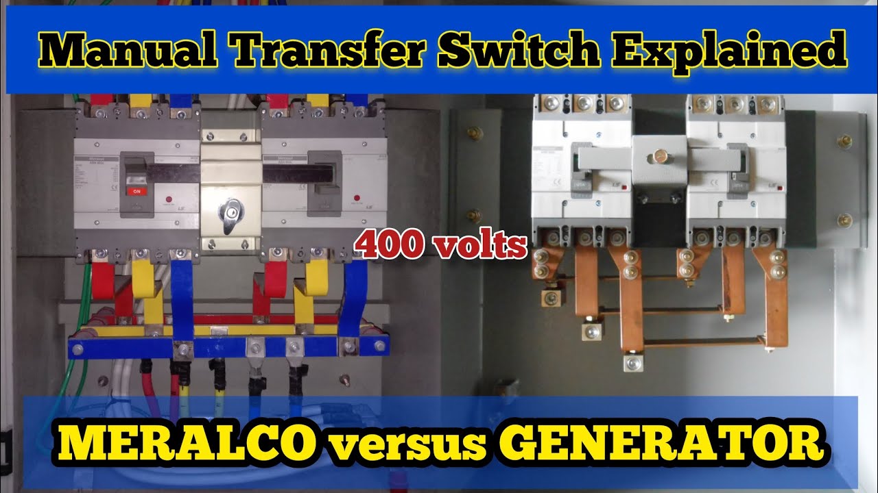 Manual Transfer Switch Explained Tutorial For Beginners Youtube