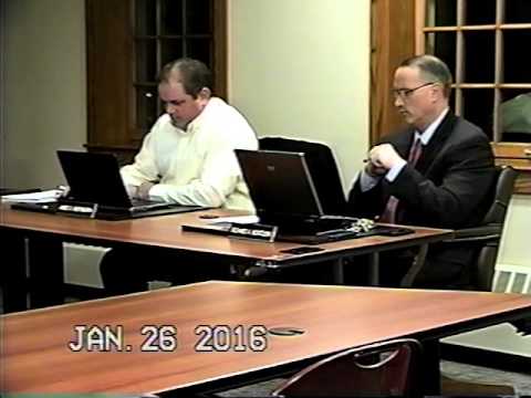 Tewksbury Ma Board Of Selectmen January 26 2016 3 Youtube