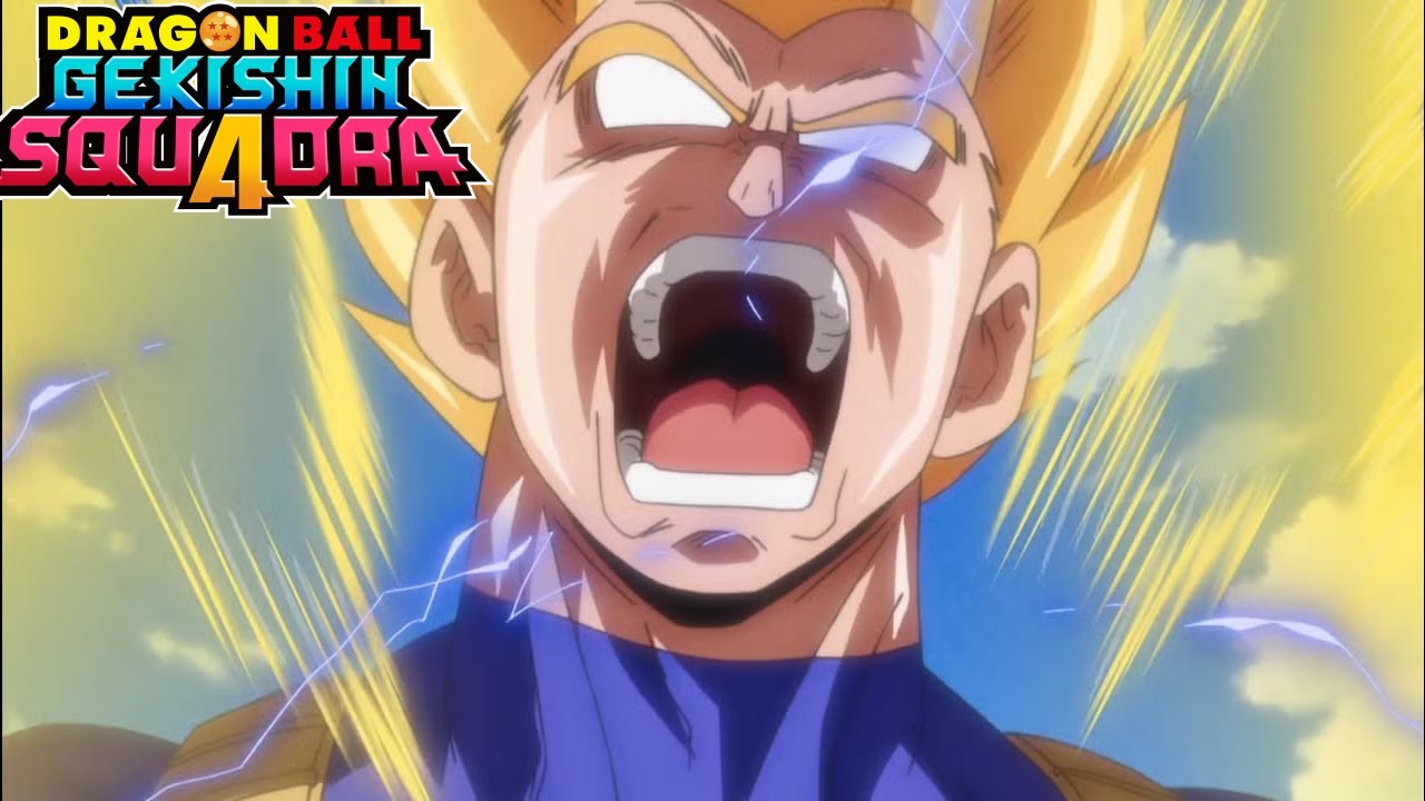 Vegeta Is The Crashout King In Gekishin Squadra Youtube