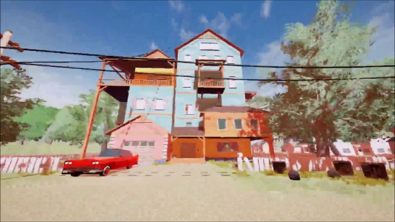 Hello Neighbor Alpha 1 Update Opening The Basement Youtube