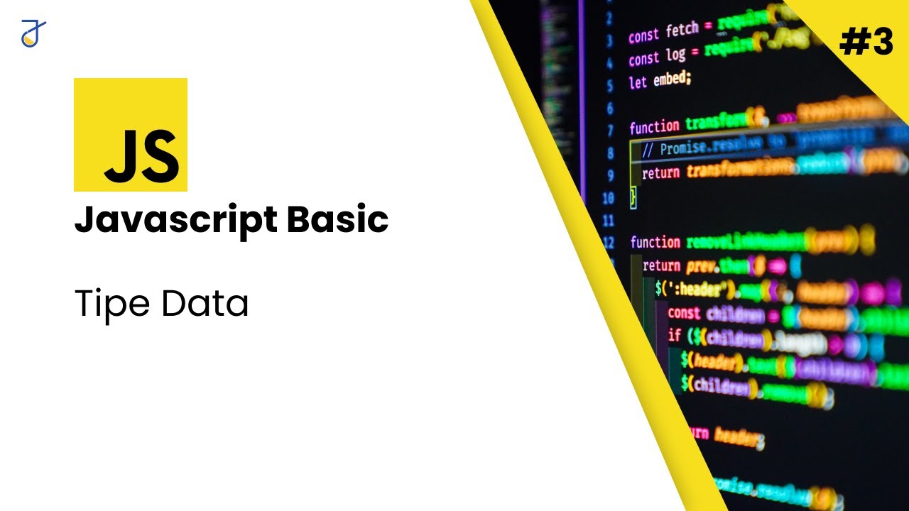 3 Tipe Data Javascript Youtube