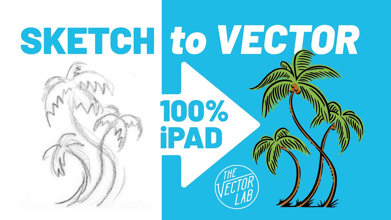 Ipad Procreate Tutorial Create Vector Graphics From Rough Sketches