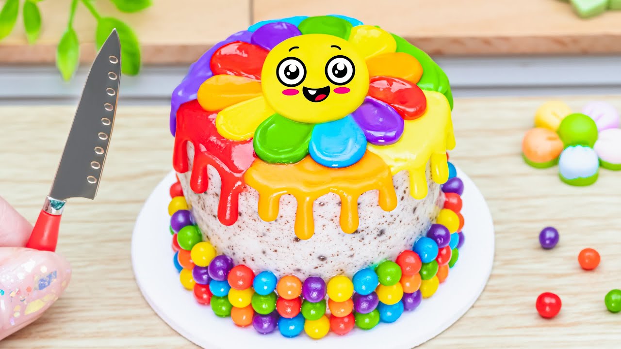 Best Yummy Sun Flower Oreo Cake Ideasрџњ Decorating Miniature Rainbow