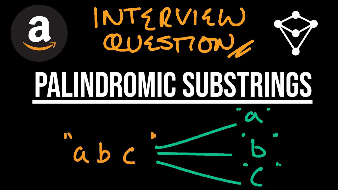 Palindromic Substrings Leetcode 647 Javascript Youtube