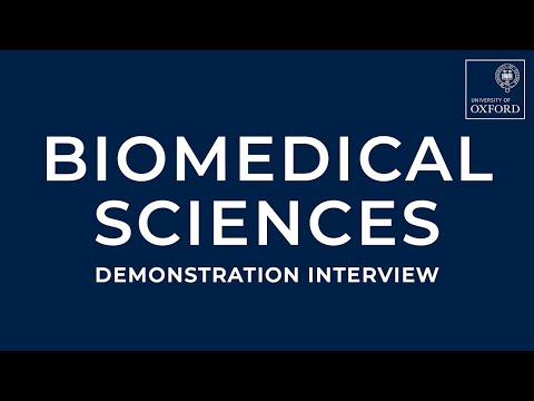 Biomedical Sciences Demonstration Interview Youtube
