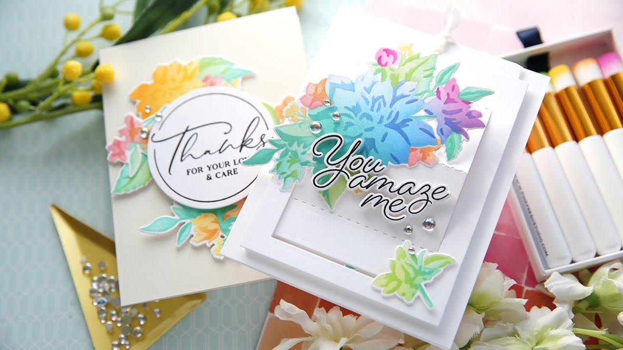 Beautiful Layering Stencils Youtube