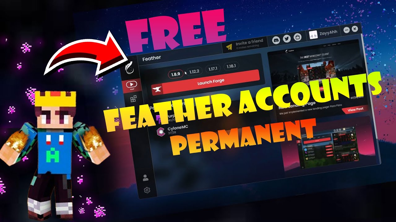 How To Get Free Feather Client Accounts Step By Step Tutorial By