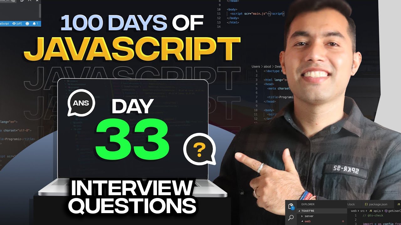 100 Days Of Javascript Coding Challenges Day 33 Youtube