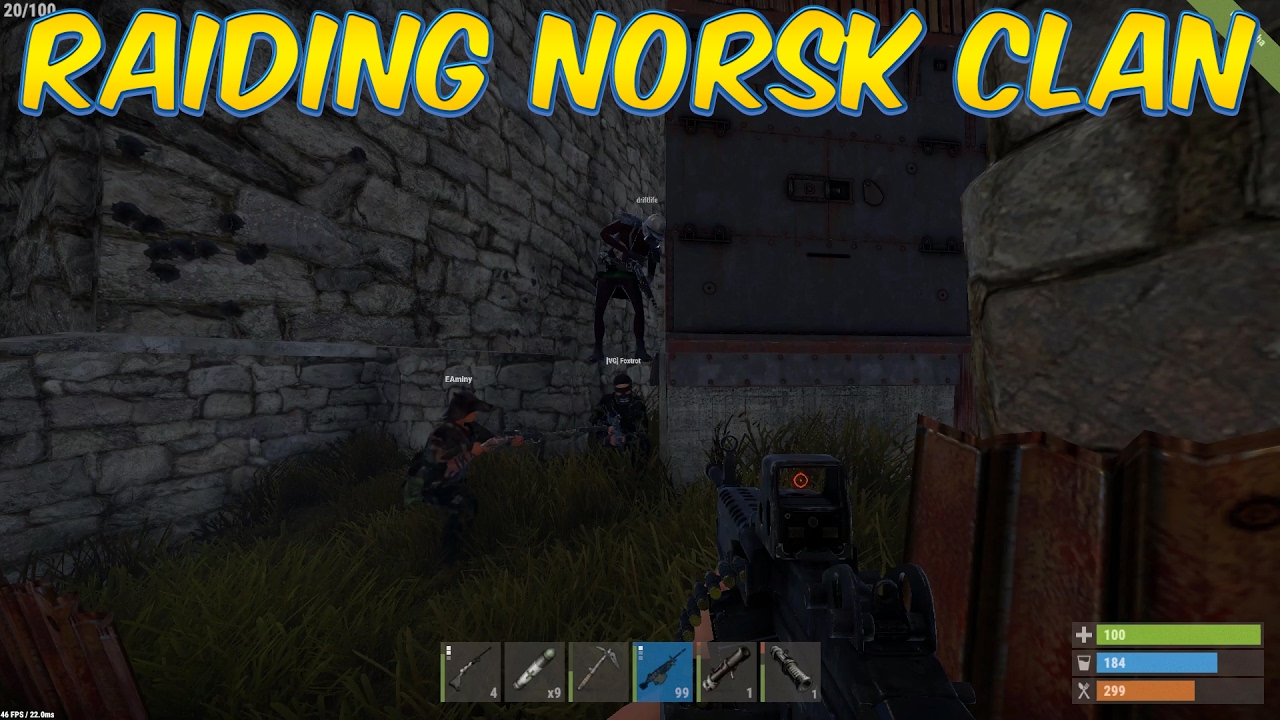 Rust Norsk Clan Raid Youtube
