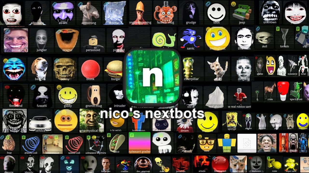 Roblox Nico S Nextbots All Maps And All 155 Nextbots Jumpscares Scene
