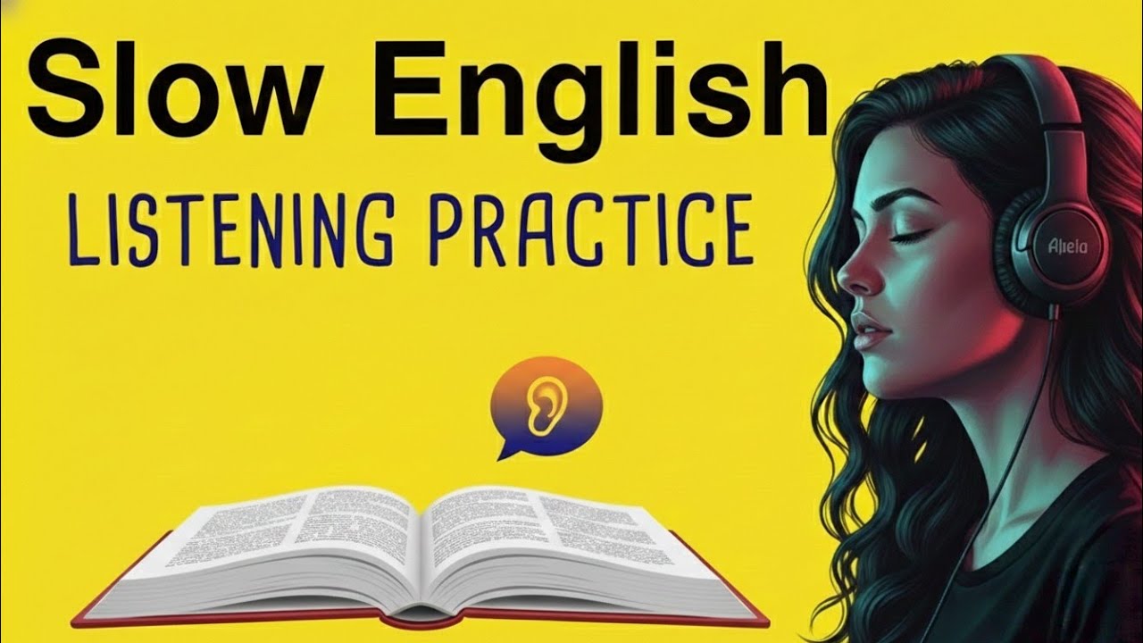 Slow English Listening Fluency Practice A1 A2 Shadowing Practice