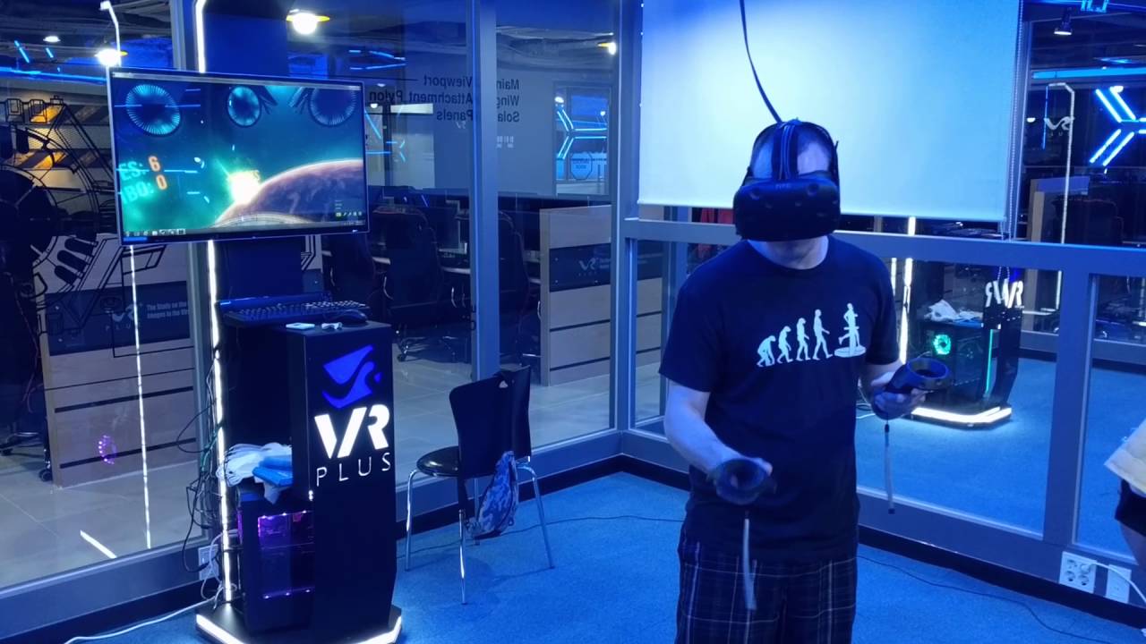 Htc Vive At Vr Cafe In Busan South Korea Youtube