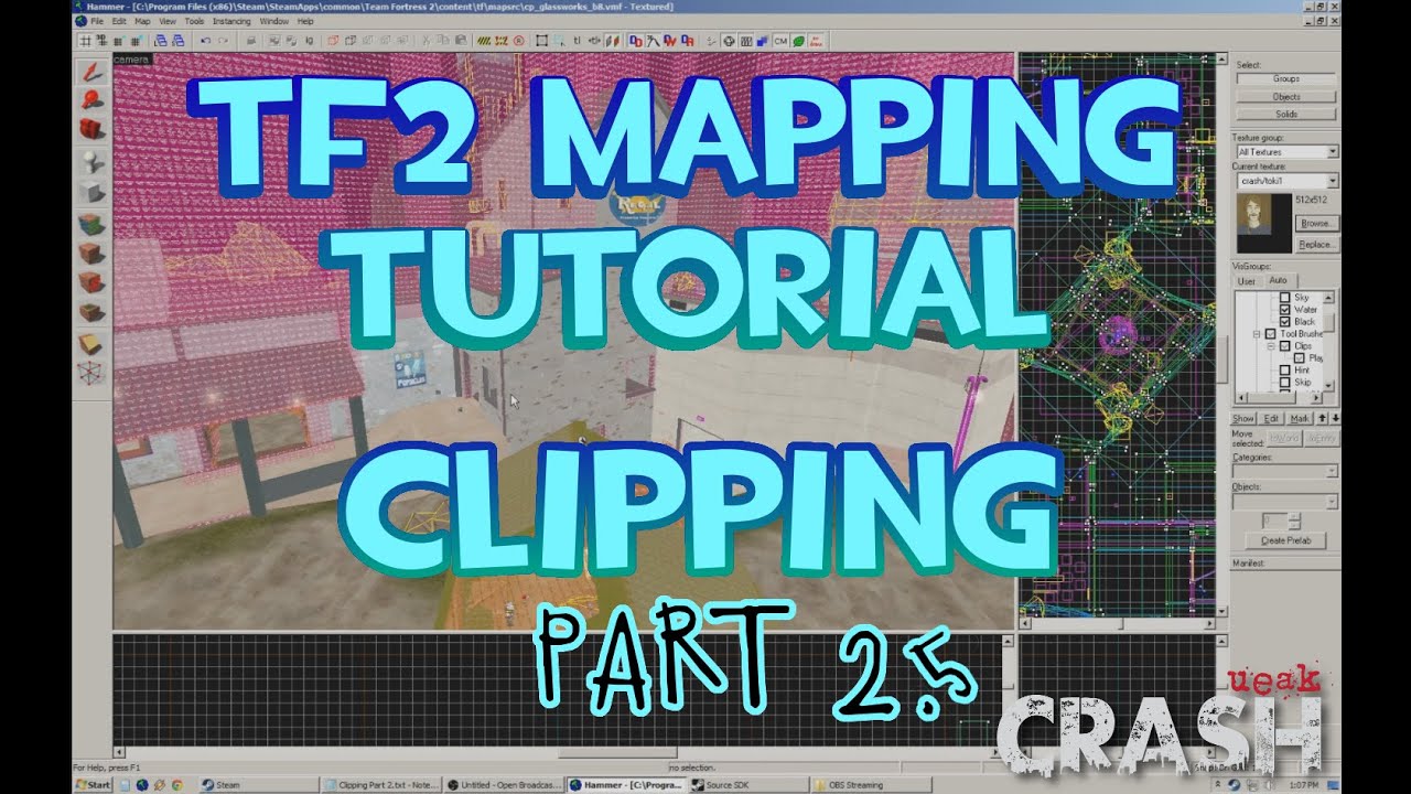 Tf2 Mapping Tutorial How To Do Clipping Part 2 5 Youtube