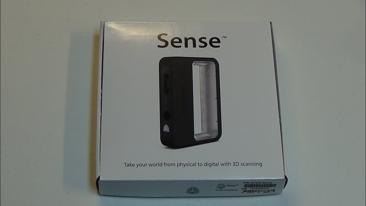 Sense 3d Scanner From 3d Systems Unboxing Youtube