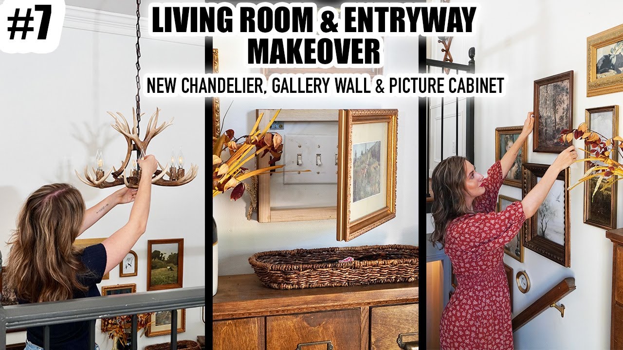 Finishing My Entryway With Viral Gallery Wall Hacks Living Room