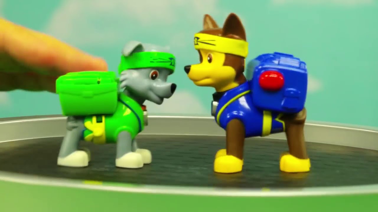 Paw Patrol Pup Fu Toys Chase Vs Rocky Karate Adventure Episode Nick Jr