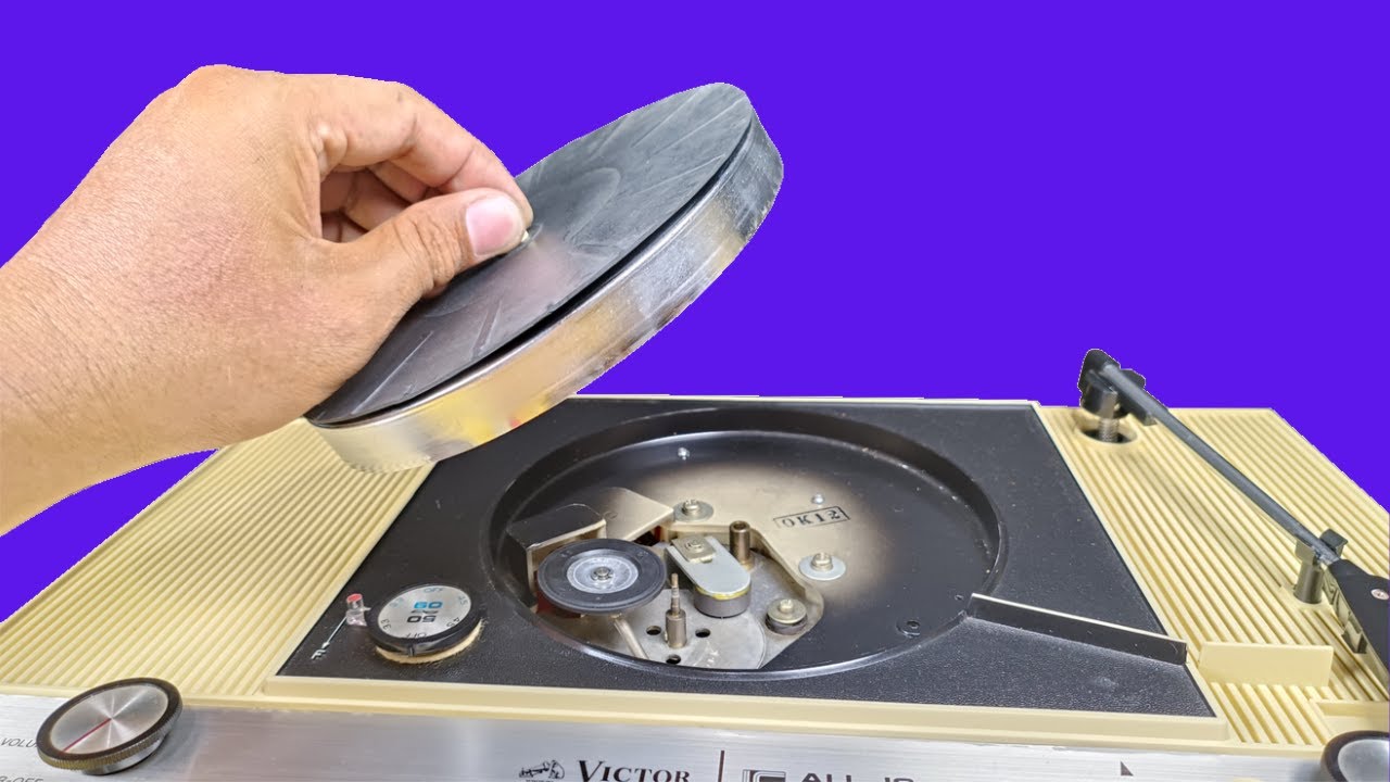 How To Remove Turntable Platter Youtube
