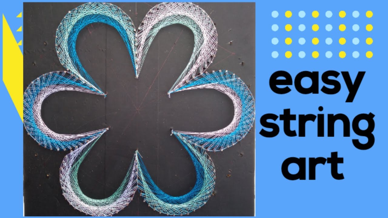 Thread String Art Tutorial Youtube