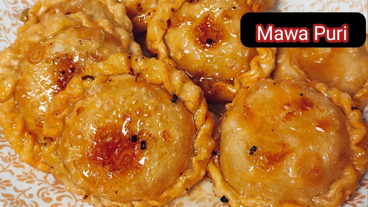 Gulbarga Ki Famous Sweet Mawa Puri Or Mamu Puri Ki Recipe Youtube