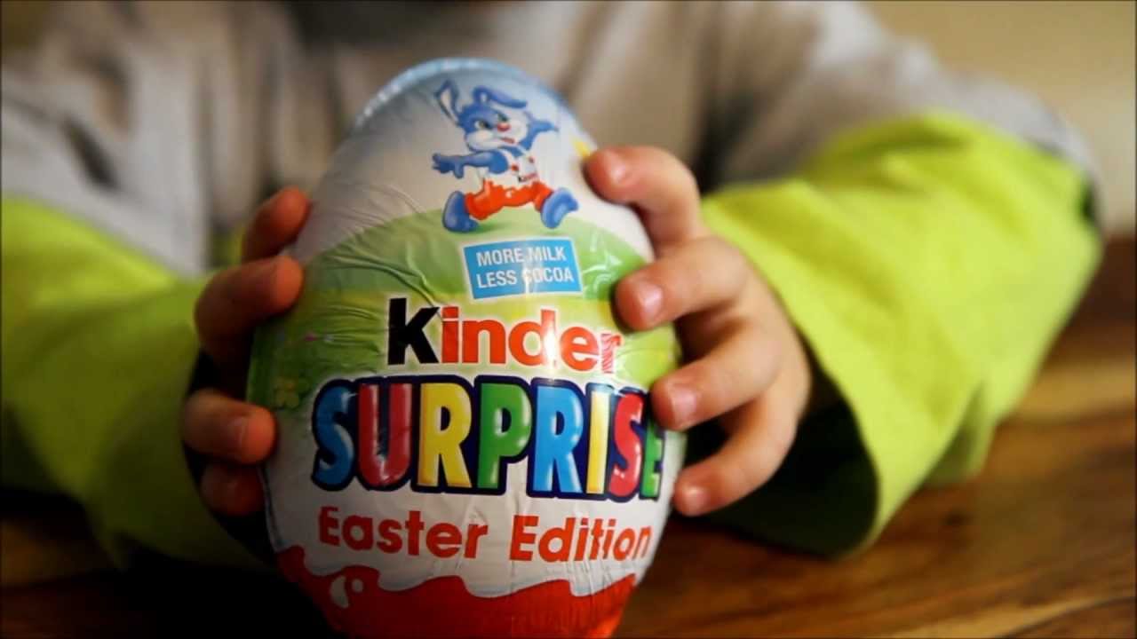 Kinder Surprise Easter Edition Big Egg Big Surprise Youtube