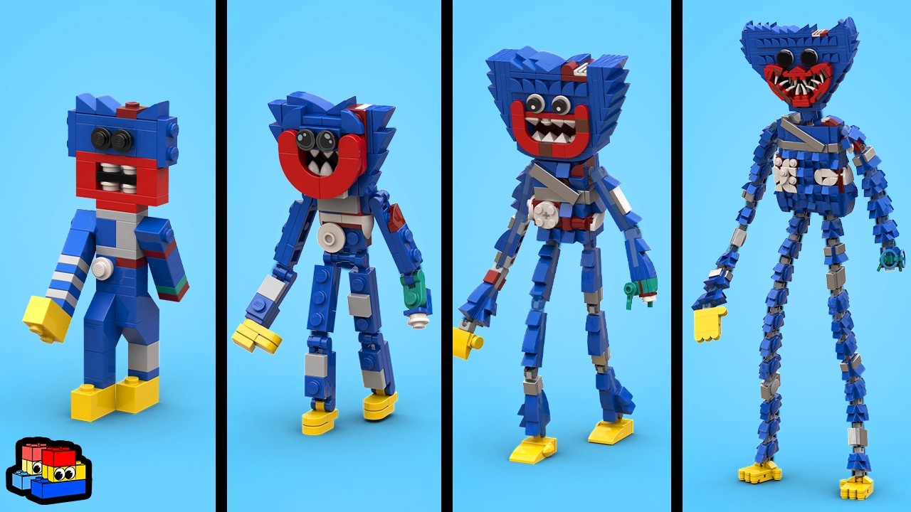 Lego Poppy Playtime 4 Building Injured Huggy Wuggy Noob Pro