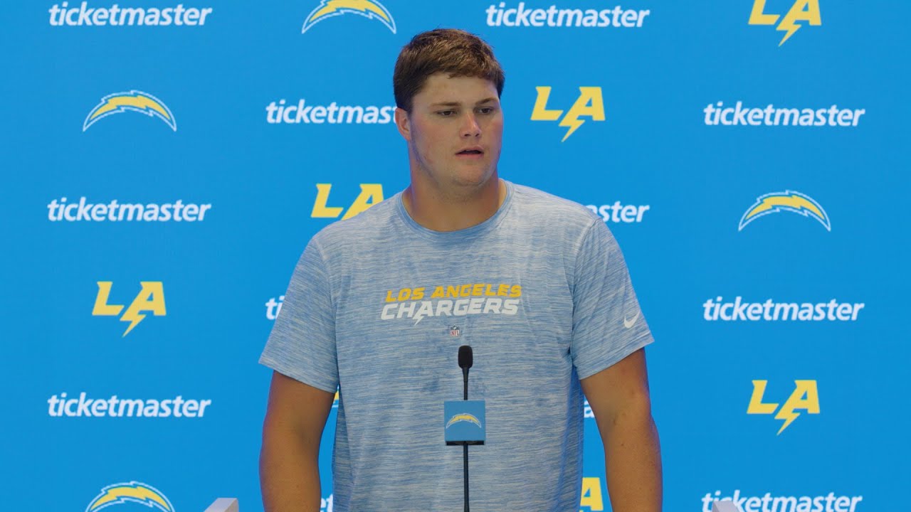 Joe Alt On First Nfl Training Camp La Chargers Youtube