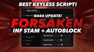 Free The Best Forsaken Script Guest 666 Update Inf Stamina Auto Generator Keyless More Pastex ...