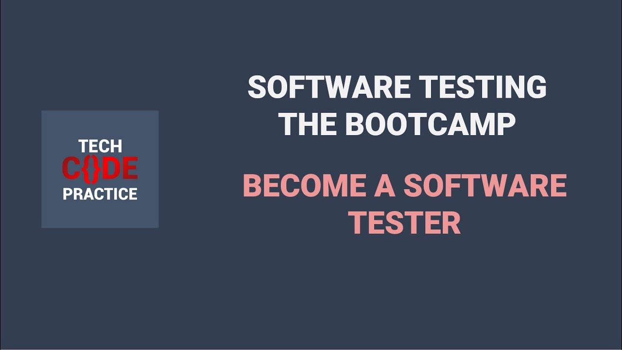 Software Testing Bootcamp Introduction Youtube