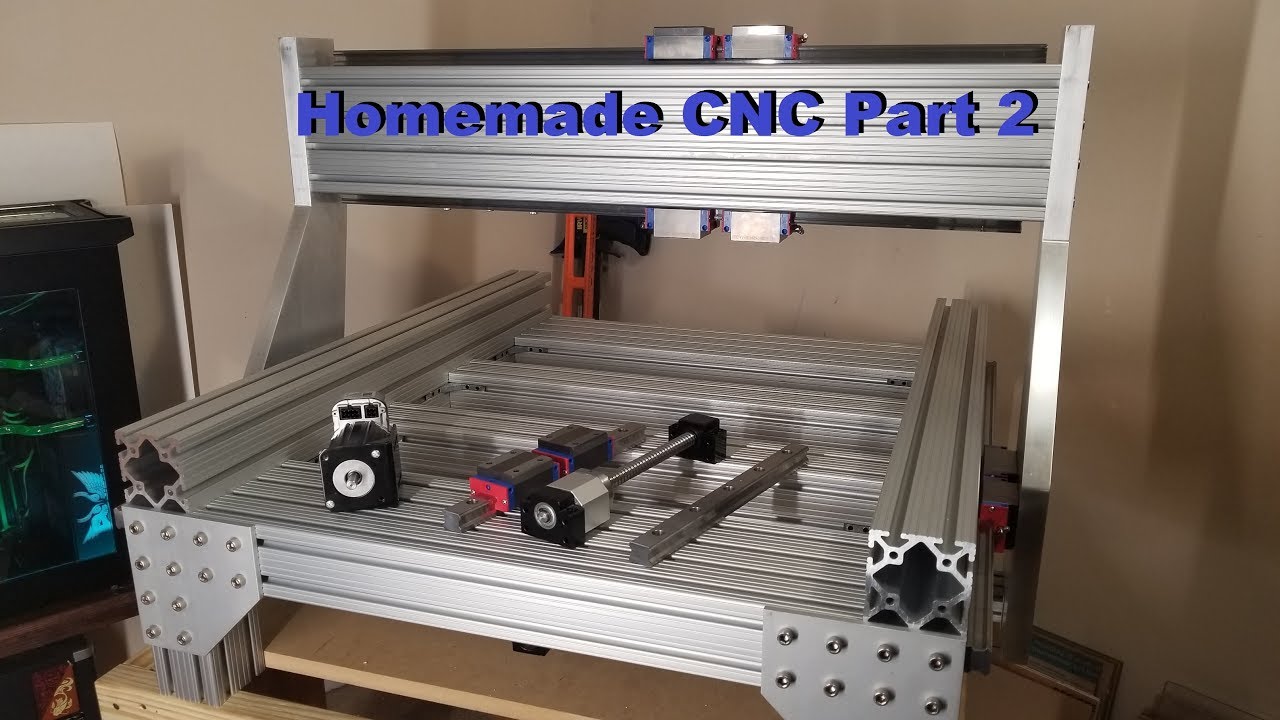 Homemade Diy Cnc Build Part 2 Gantry Youtube