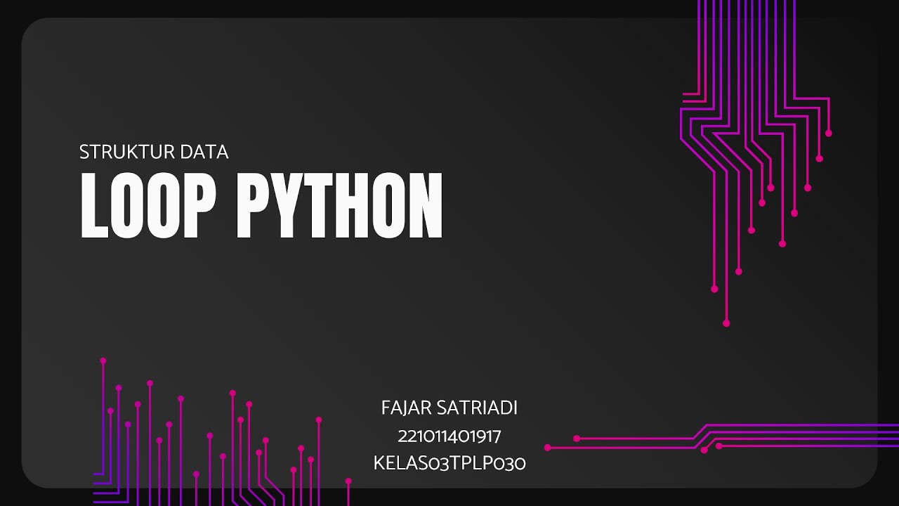 Loop Pada Python Youtube