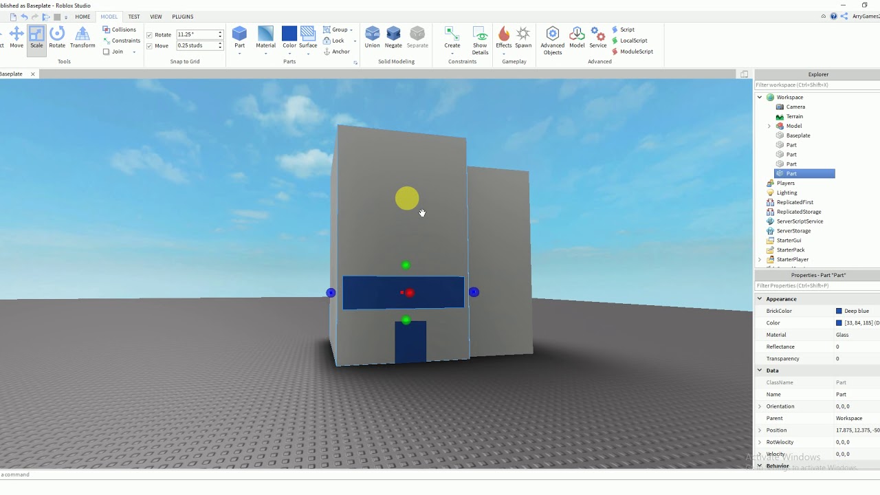 Roblox Studio Making Buildings Tutorial For Beginners 1 Remake