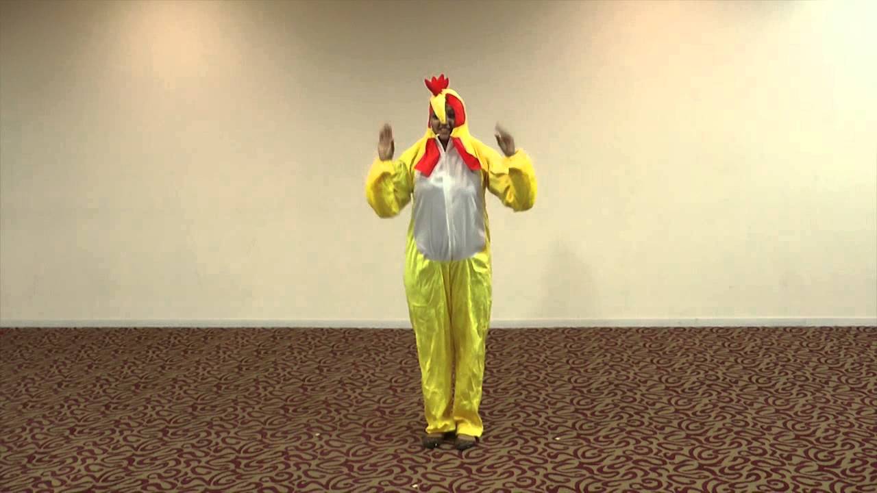 Chicken Dance Movements Pack Of 4 Chickens Dancing The Chicken Dance