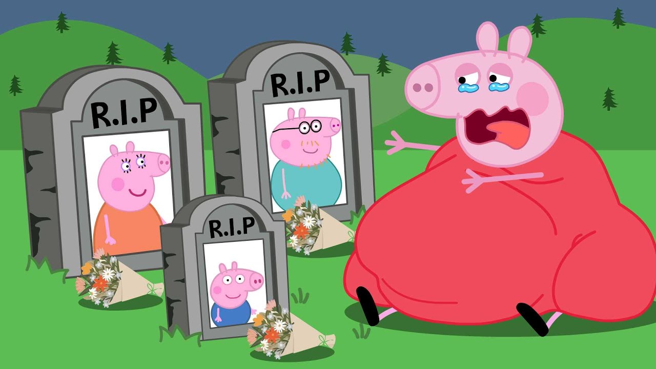 Fat Peppa Misses Her Parents So Much Peppa Pig Funny Animation Youtube