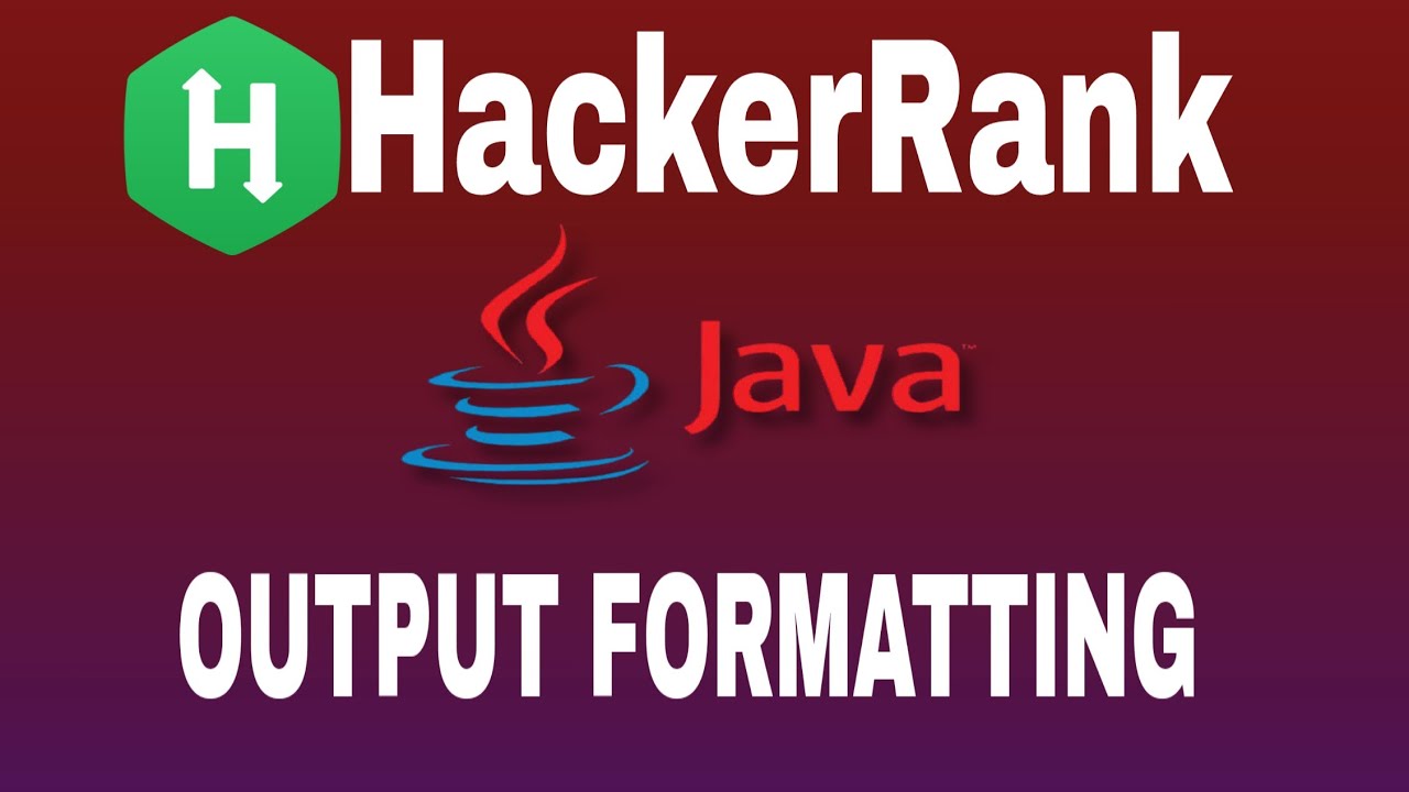 5 Java Output Formatting Hackerrank Java Solution English
