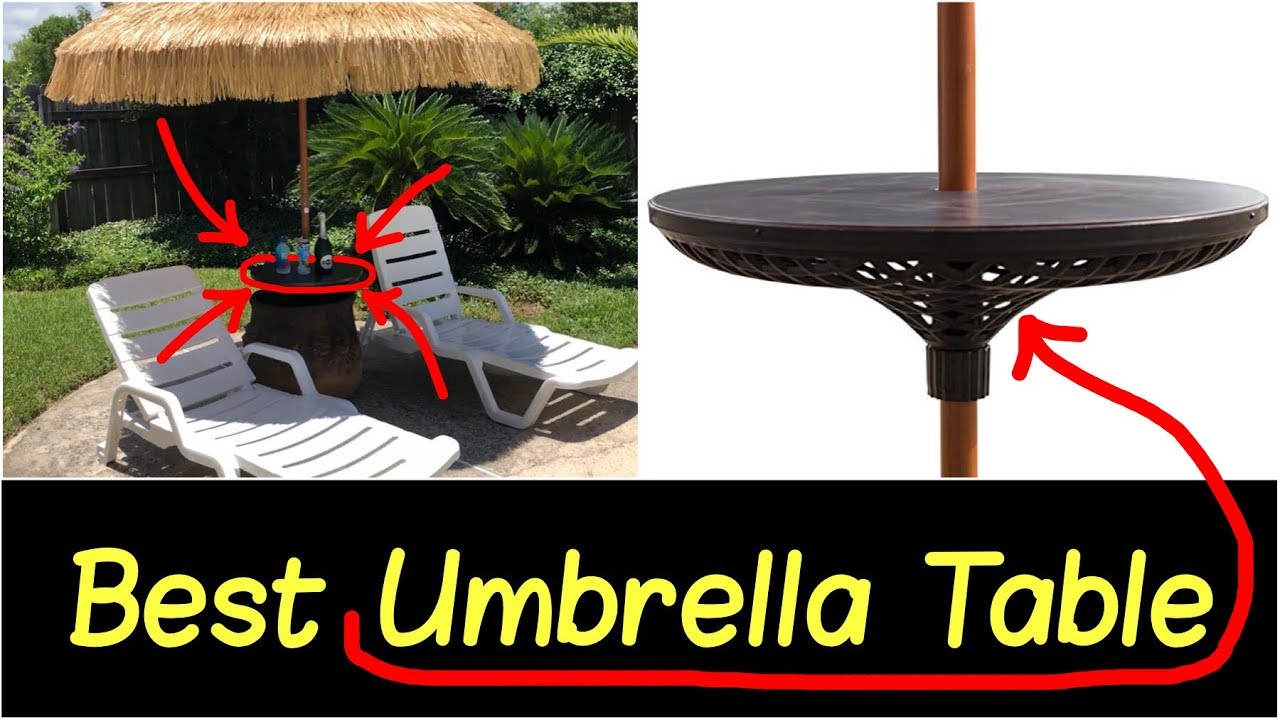 How To Build A Patio Table With Umbrella At August Kaiser Blog