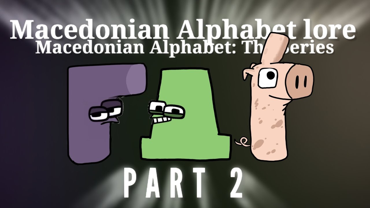 Macedonian Alphabet Lore Part 2 My Version The Series Youtube