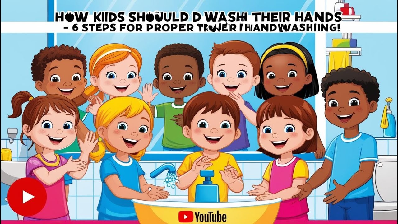 How Kids Should Wash Their Hands 6 Steps For Proper Handwashing