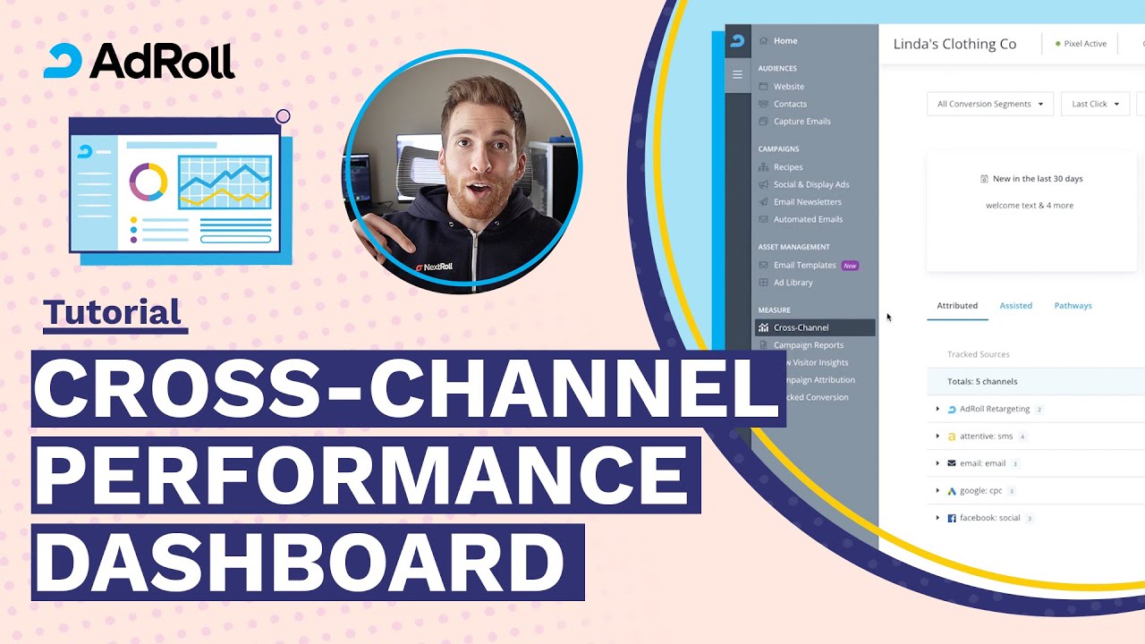 How To Use The Cross Channel Performance Dashboard Adroll Tutorial
