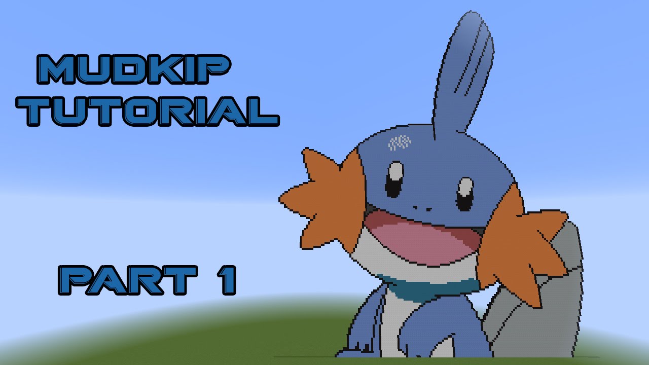 Pixel Art Minecraft Pokemon Mudkip