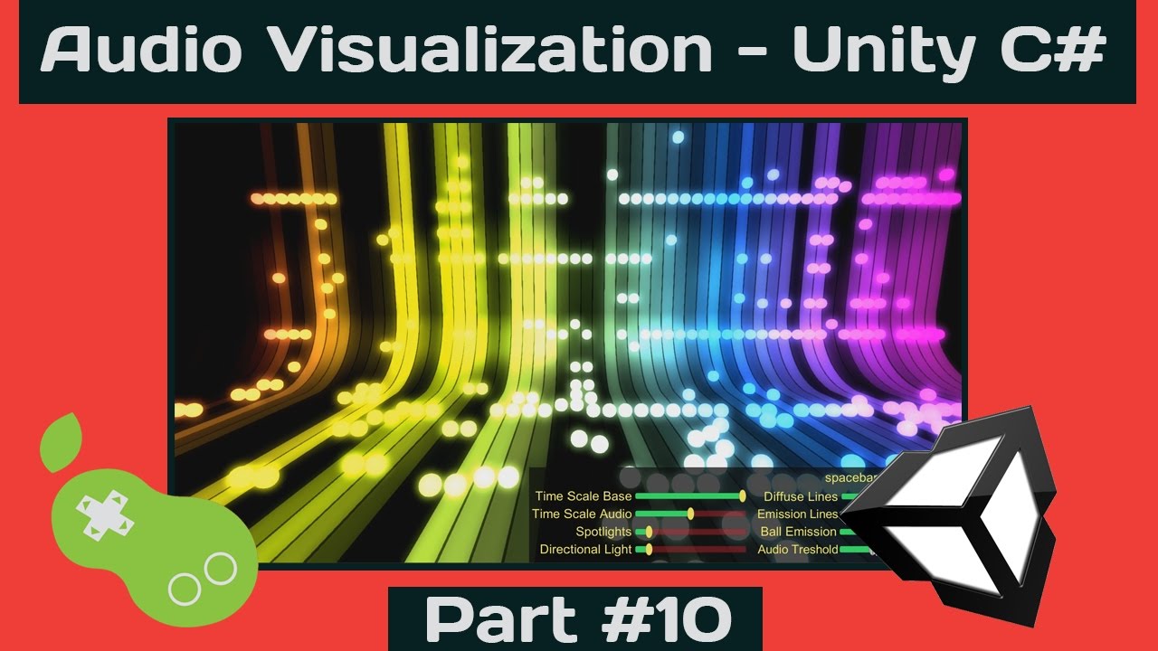 Audio Visualization Unity C Tutorial Part 10 64 Audio Bands