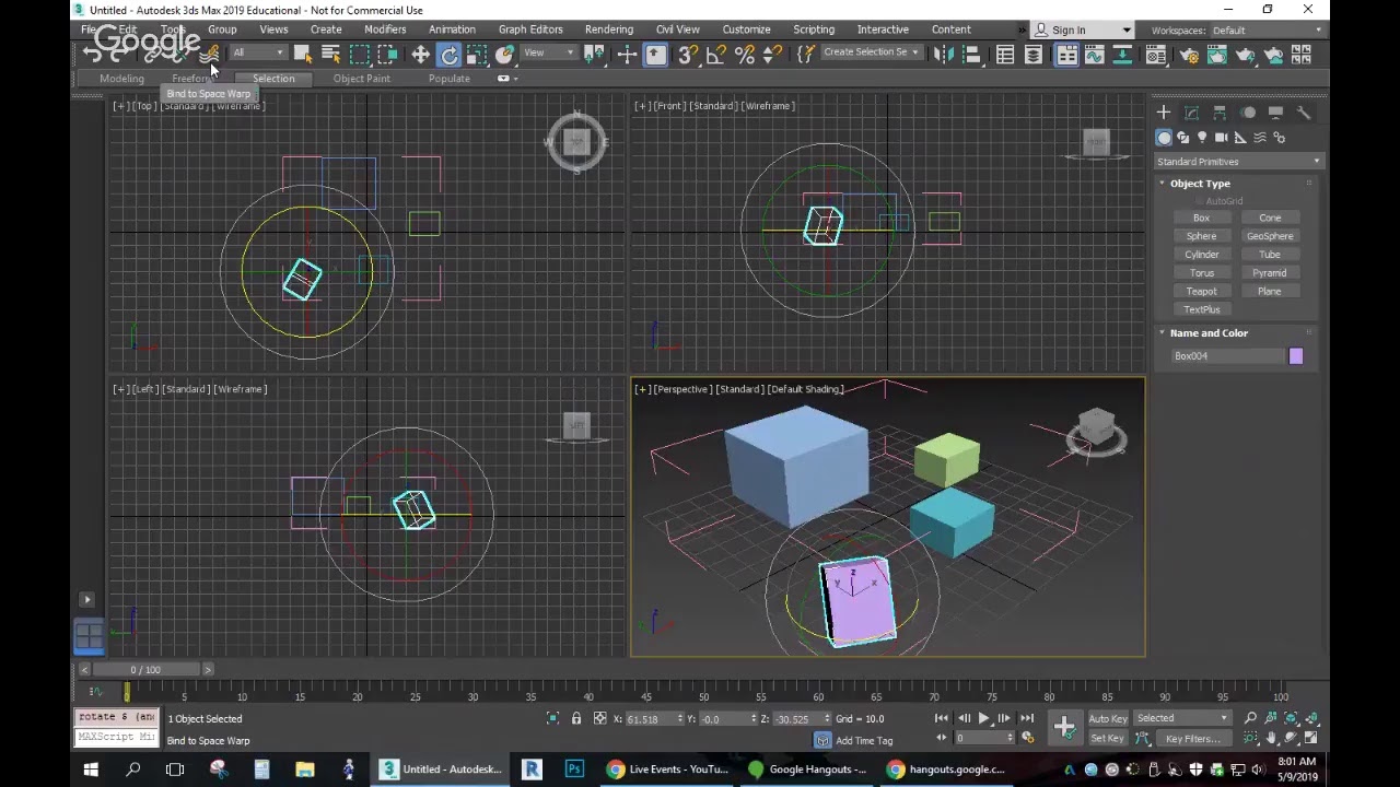 3ds Max Grouping Linking And Aligning Youtube