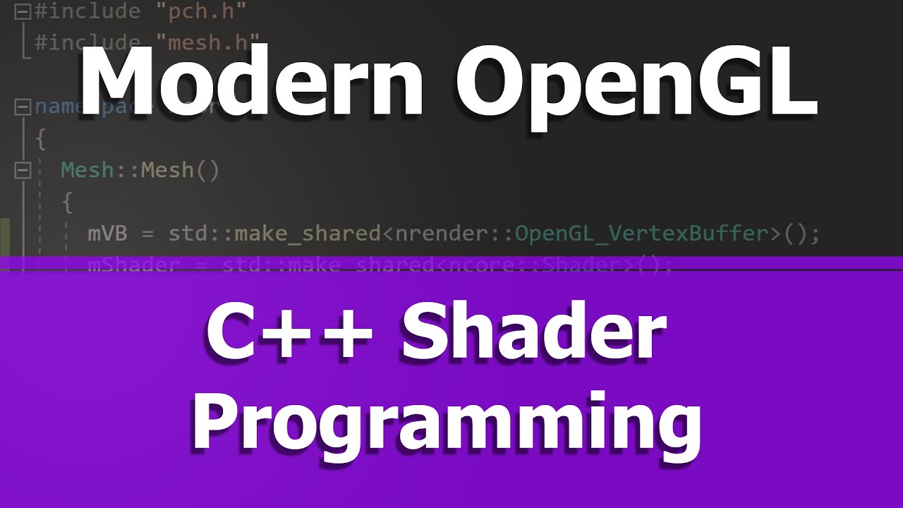 Modern Opengl C Shader Programming Getting Started Youtube