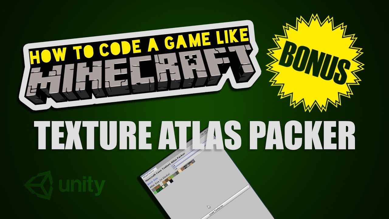 Bonus Make Minecraft In Unity 3d Tutorial Texture Atlas Packer Youtube