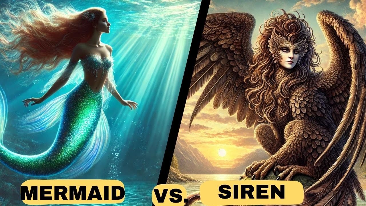 5 Interesting Differences Between Mermaids And Sirensрџ ї Youtube