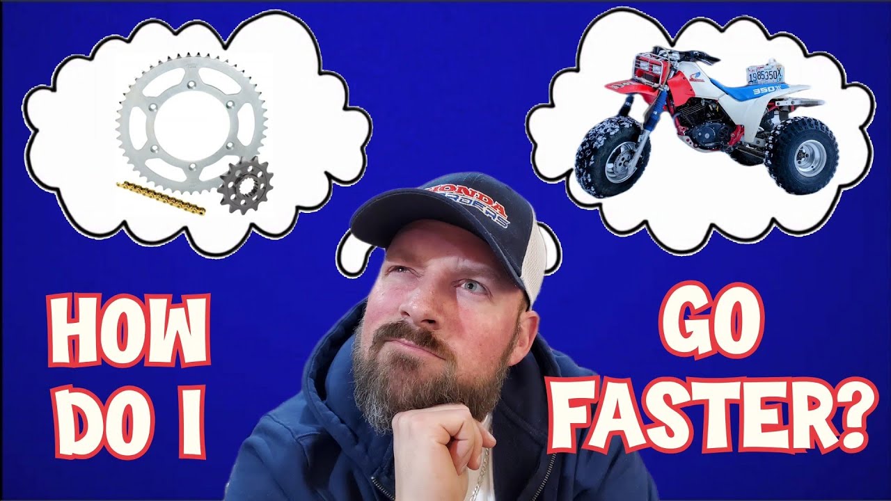 How To Make Your Honda 350x Go Faster By Changing The Sprockets