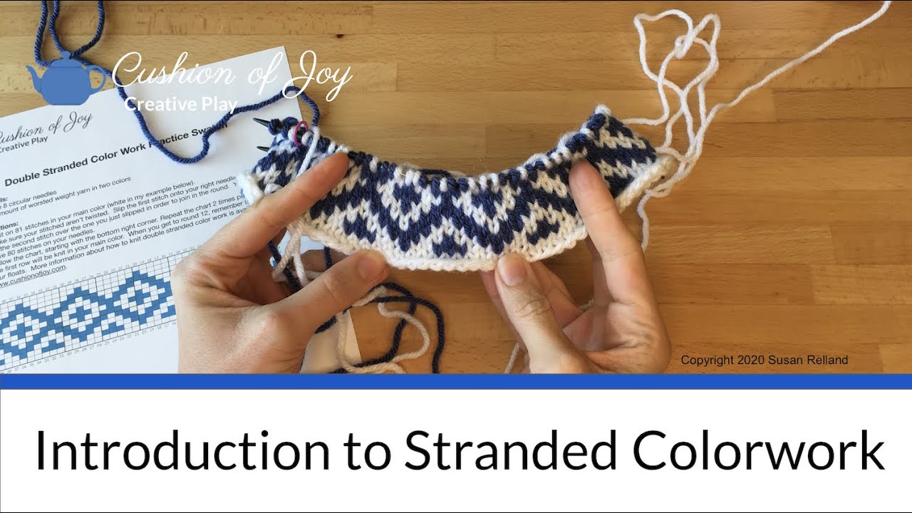 Introduction To Stranded Colorwork Youtube