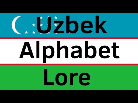 Uzbek Alphabet Song Youtube